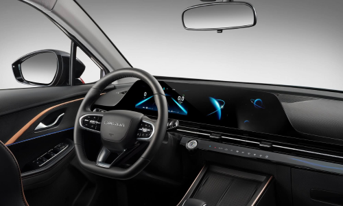 The elegant interior of the OMODA crossover